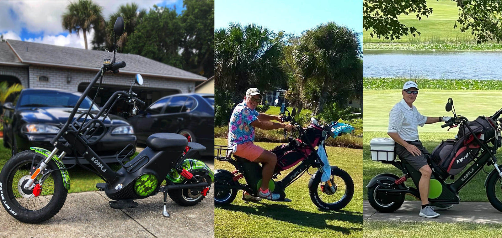 Golf Scooter | Koppla Swift Motorcycle Golf Cart